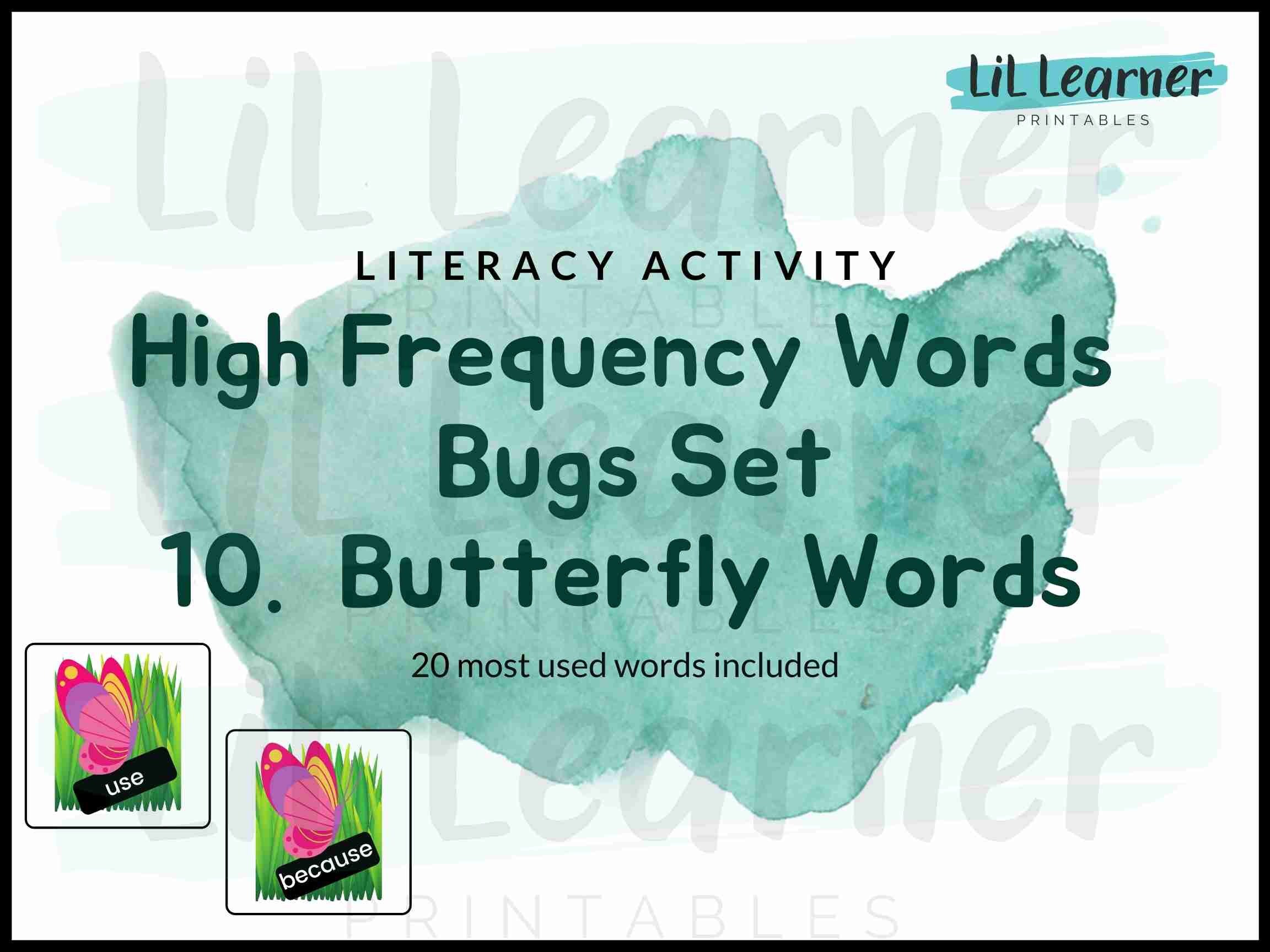 Printable, Educational Activity, Homeschool, High Frequency Words ...