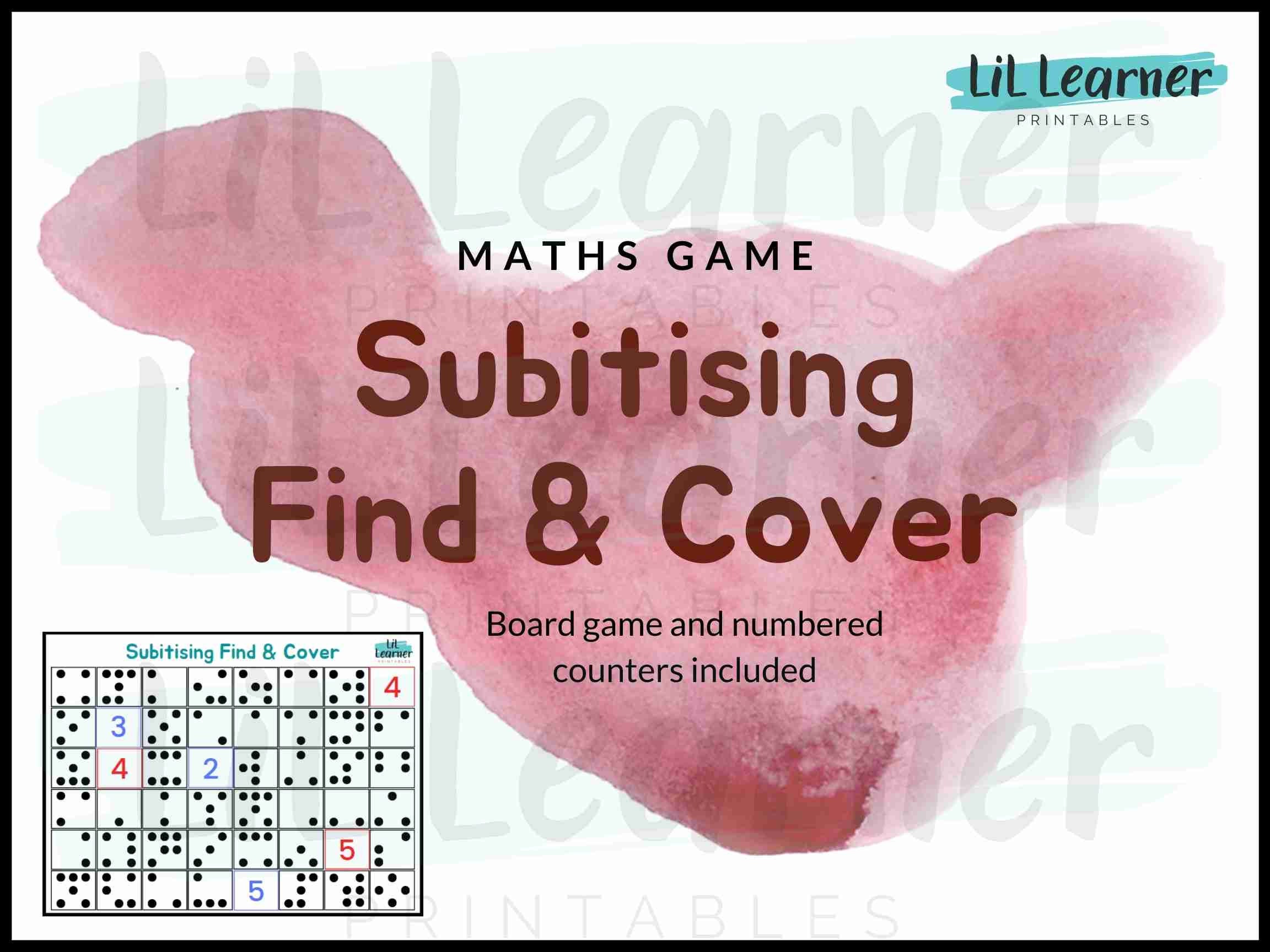 Printable Educational Activity Homeschool Subitising - Etsy