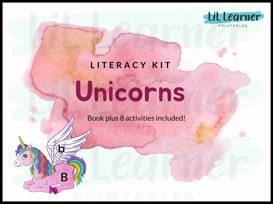 Printable, Educational Activity, Homeschool, Literacy, Unicorns, Busy ...