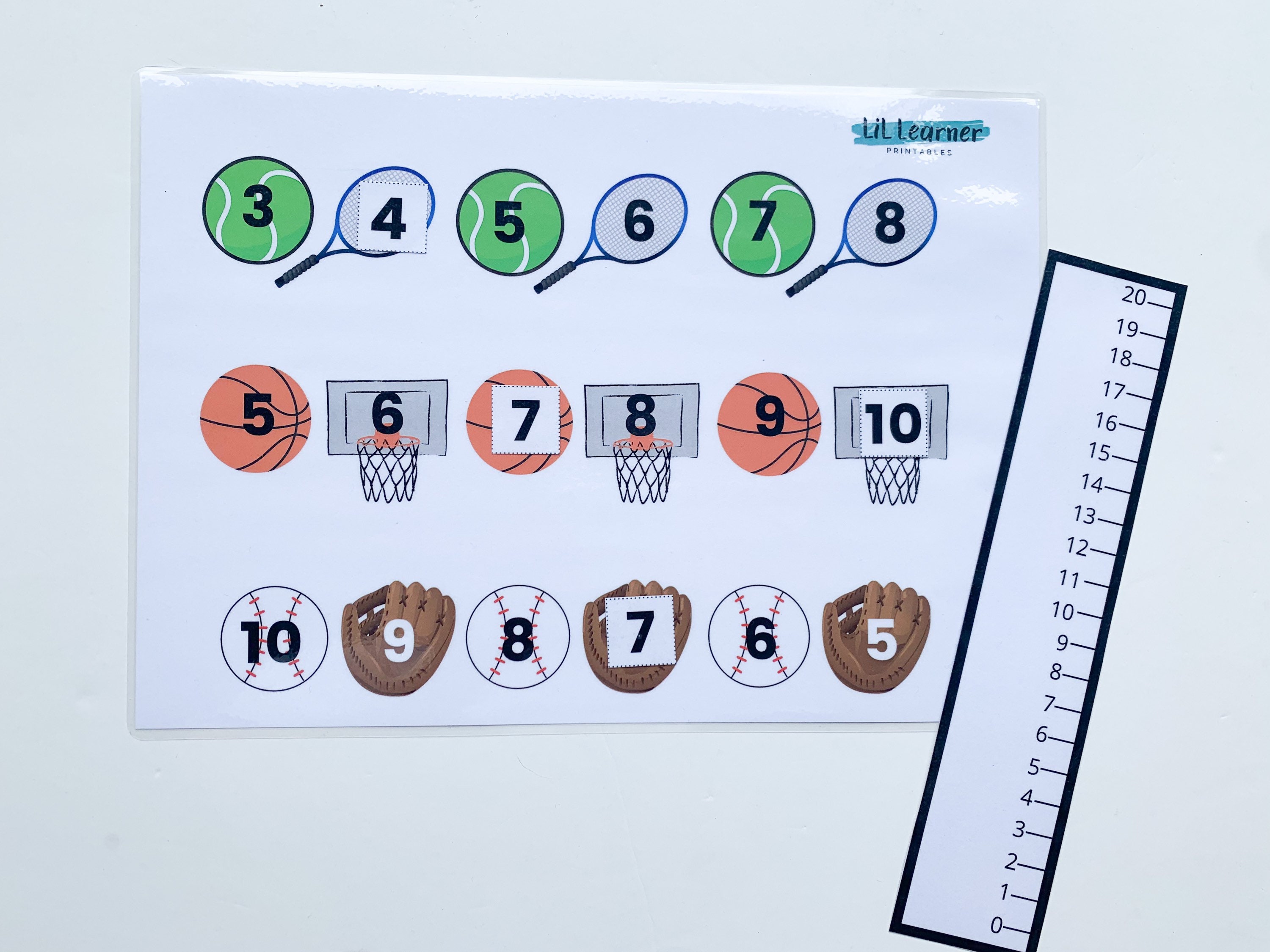 Printable, Educational Activity, Homeschool, Sport, Counting Patterns ...