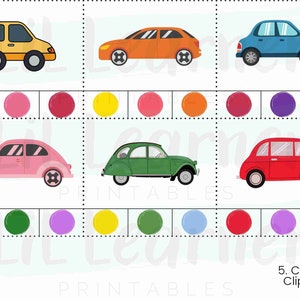 Printable, Educational Activity, Homeschool, Cars, Busy Books, Learning ...