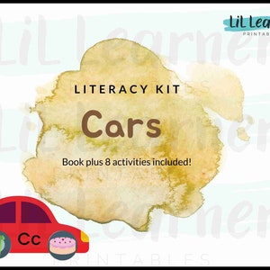Printable, Educational Activity, Homeschool, Cars, Busy Books, Learning ...