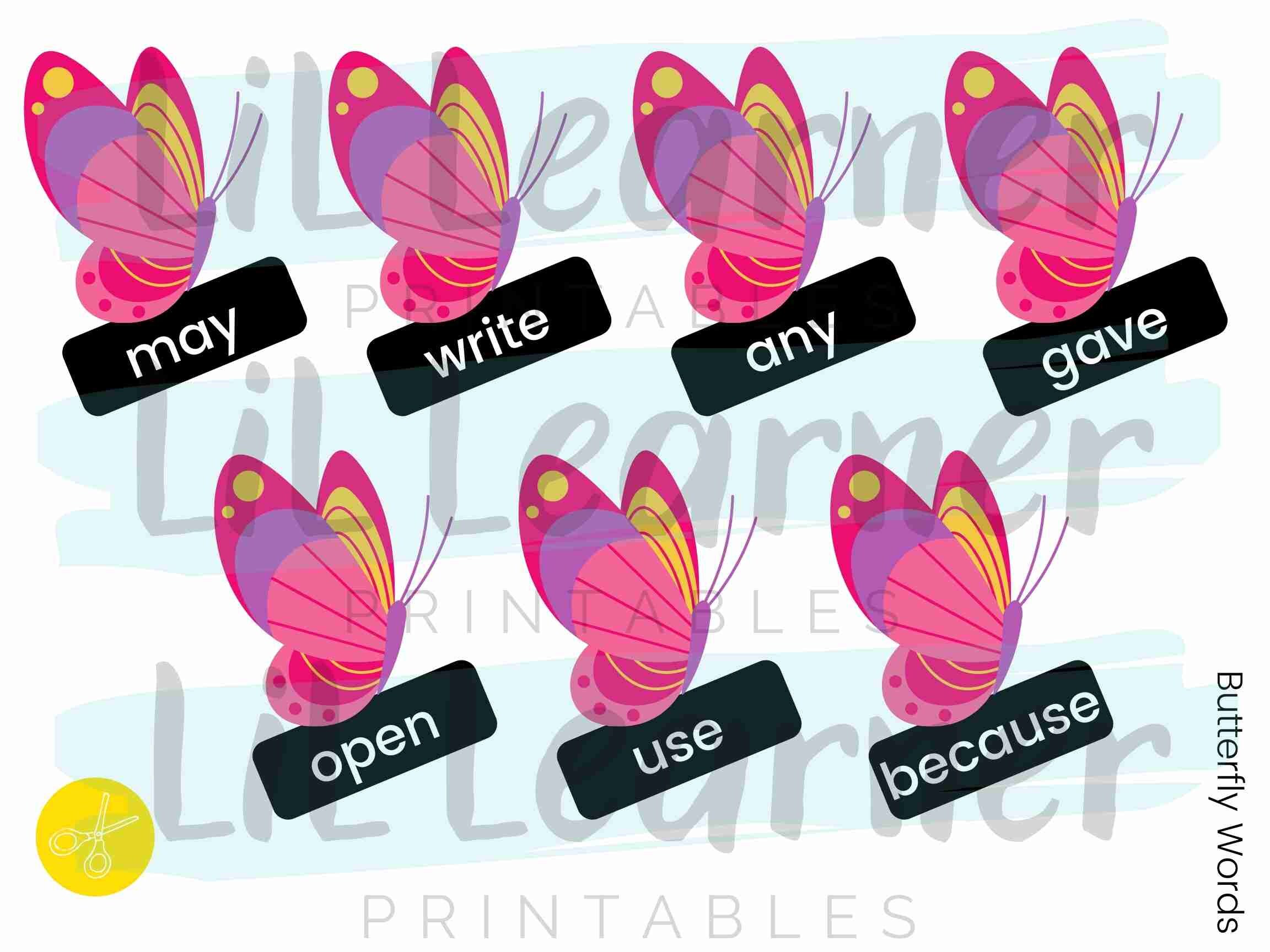 Printable, Educational Activity, Homeschool, High Frequency Words ...