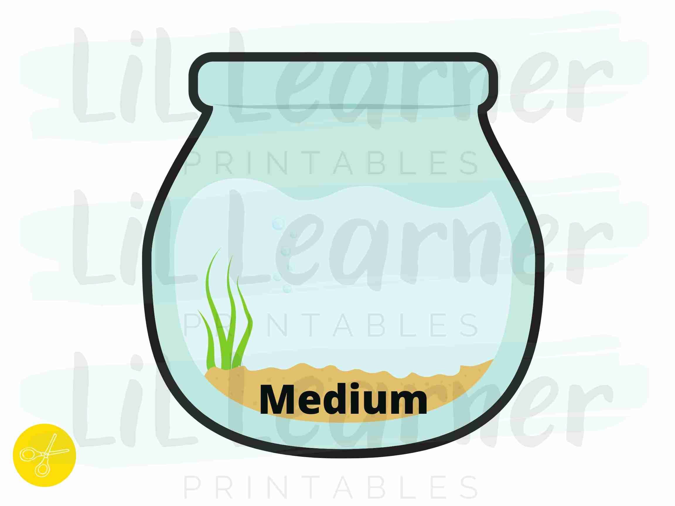 Printable Educational Activity Homeschool Fish Bowl Size - Etsy