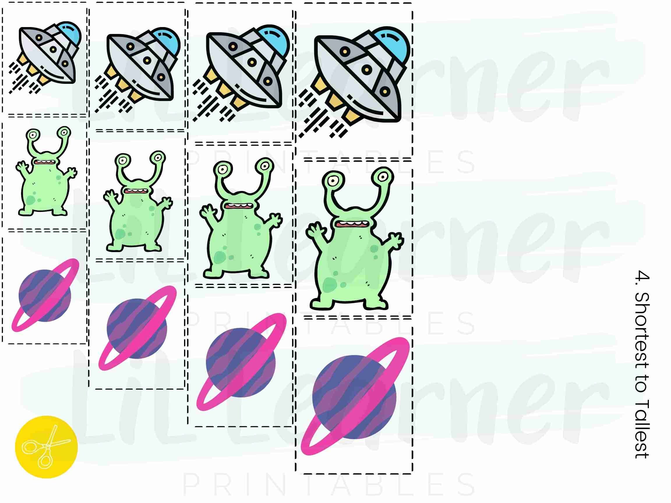 Printable, Educational Activity, Homeschool, Space, Learning, Preschool ...