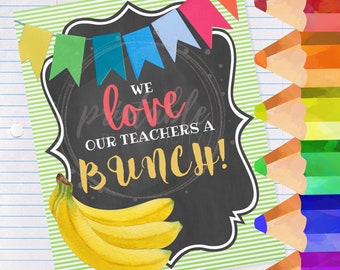 We Love Our Teacher - Etsy