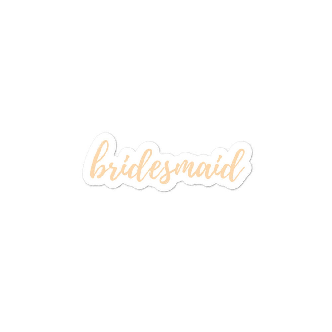 Bridesmaid Stickers Gift Ideas for Bridesmaids Hydroflask Stickers - Etsy