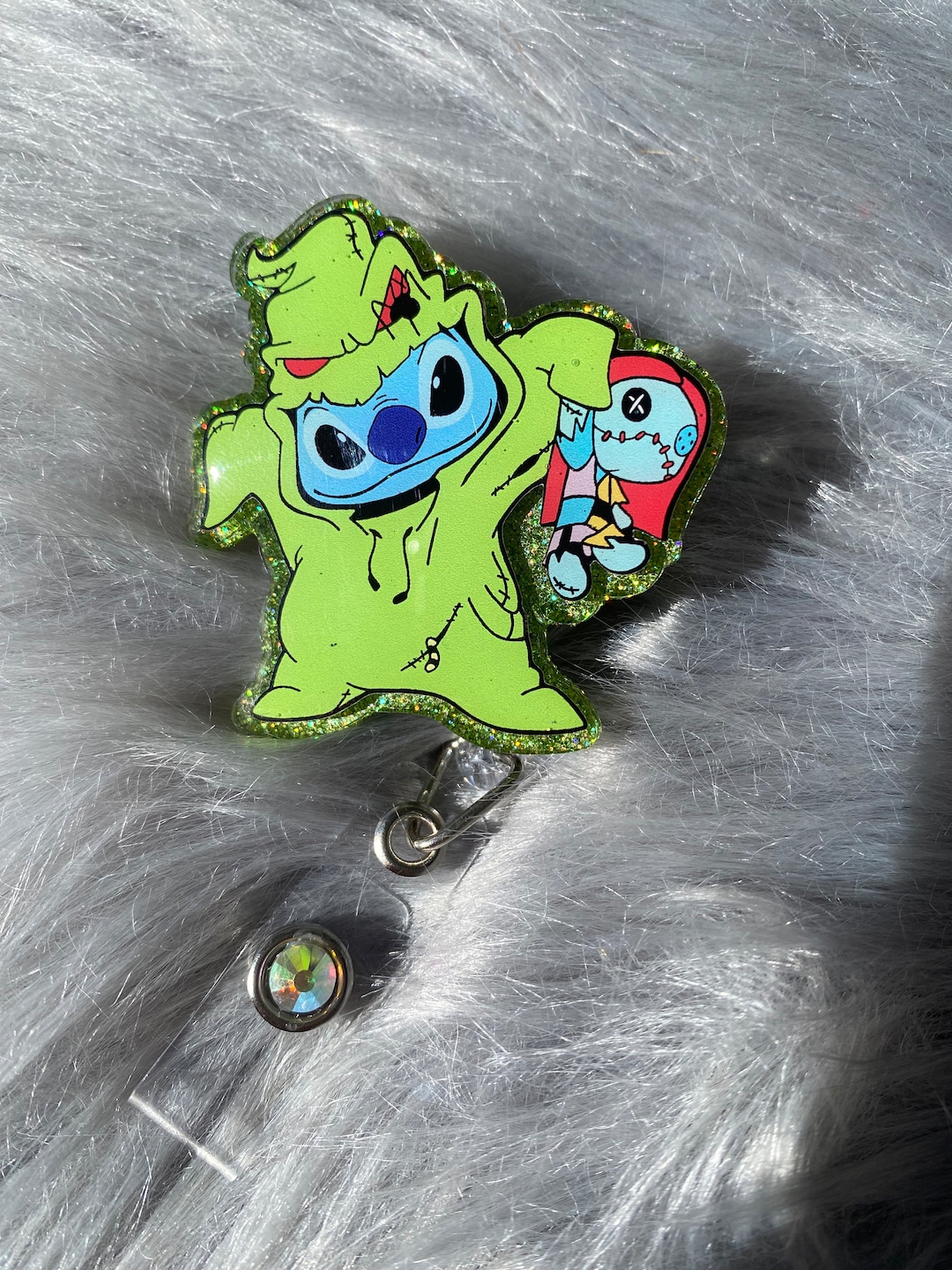 Halloween Cartoon Alien Interchangeable Badge Reel, Fall Pumpkin Alien ...