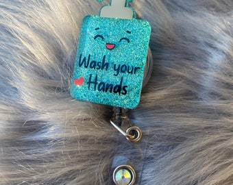 Wash Hands Badge | Etsy