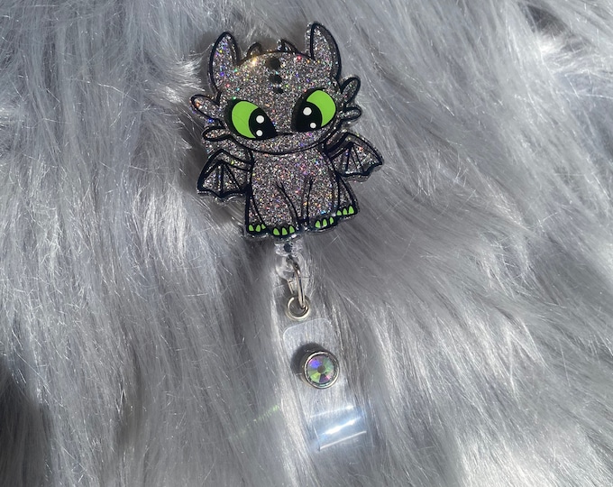 Disney How to Train Your Dragon Toothless Chunky ID Badge Reel - Etsy