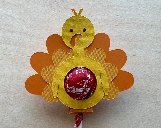 Turkey Lollipop Holder & Lollipop Thanksgiving Party Favor Thanksgiving ...