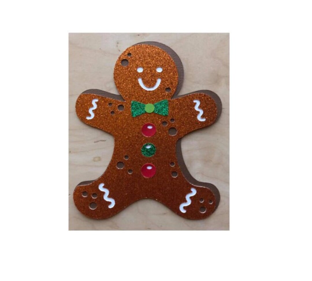 Gingerbread Man Die Cut Cookie Die Cut Holiday Baking Die - Etsy