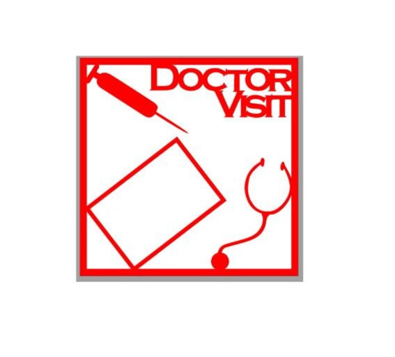 First Doctor Visit Overlay Scrapbooking Premade | Etsy