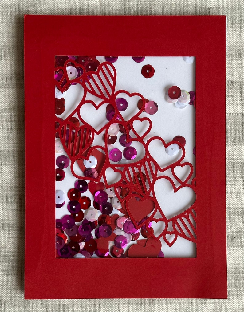 Shaker Cards Love Cards Handmade Card Kits Handmade All Occasion Cards ...