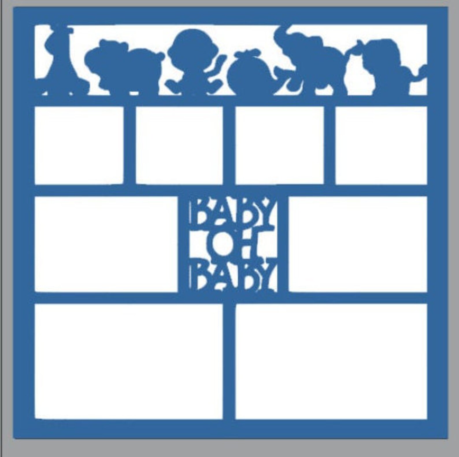 Baby Oh Baby Overlay Scrapbooking Scrapbooking Overlay Premade ...