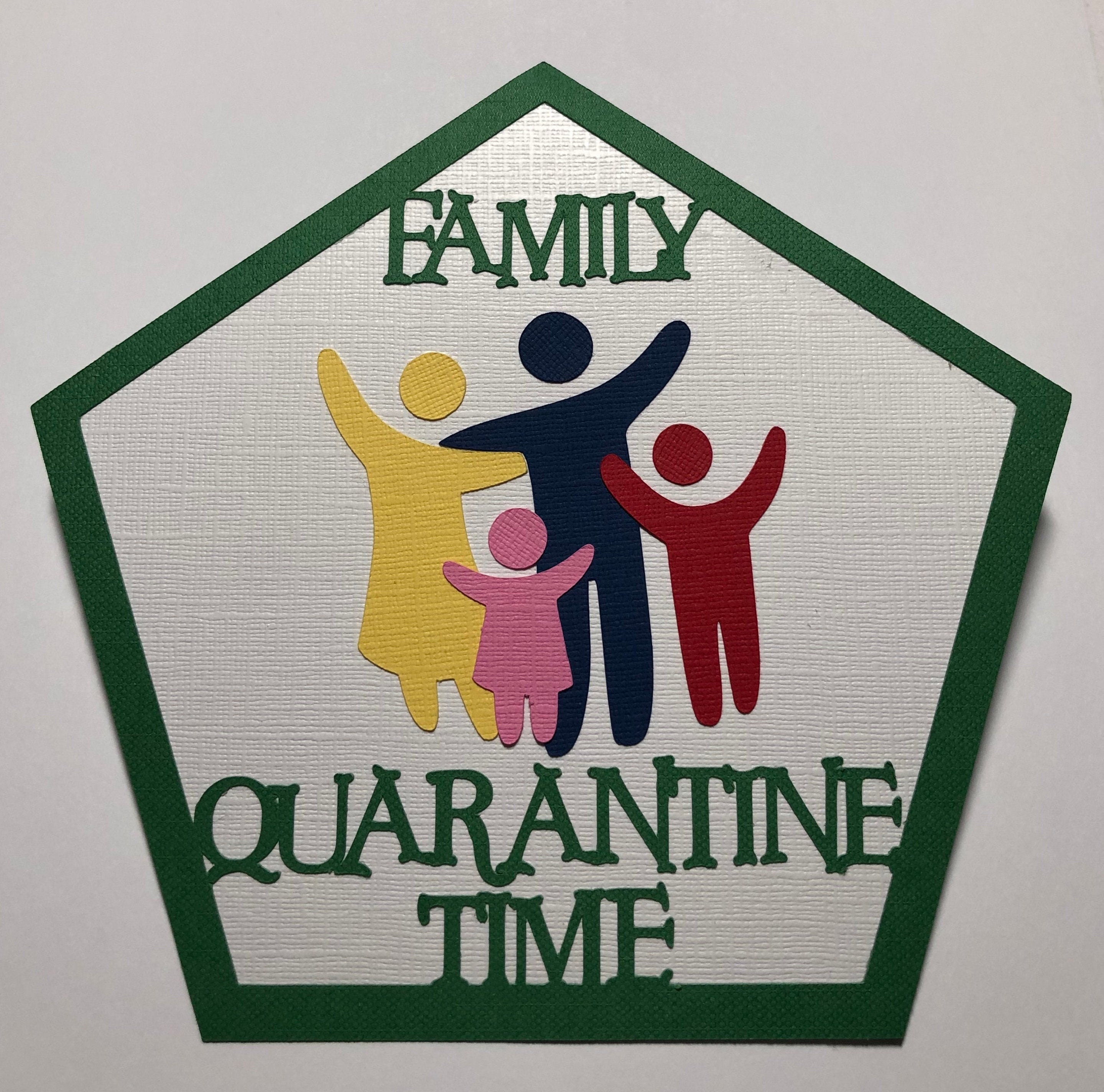 Family Quarantine Time Die Cut Scrapbooking Premade - Etsy