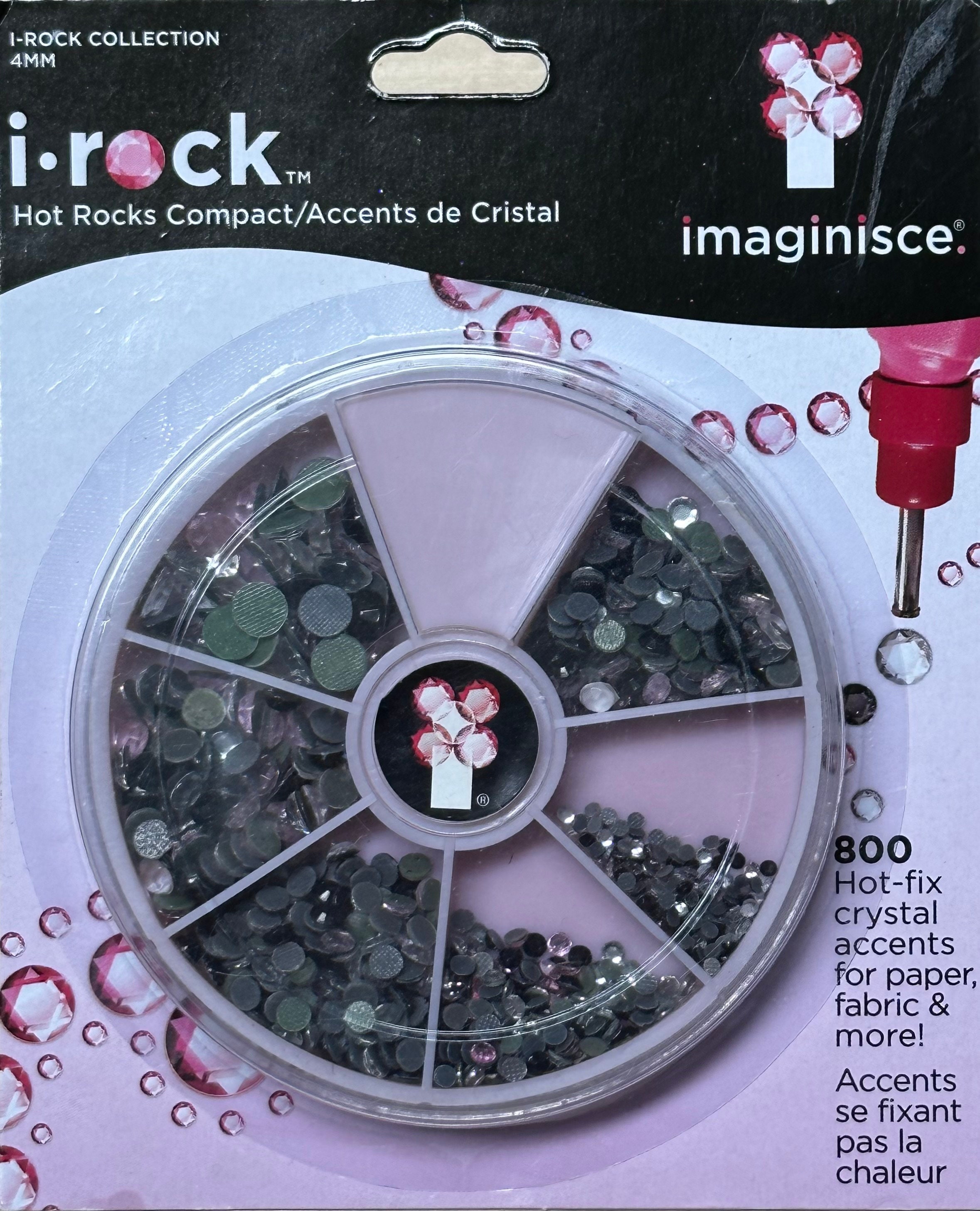 I-rock Hot Rocks Adhesive Gem Compact 800/pkg or Rhinestones Hot Fix ...