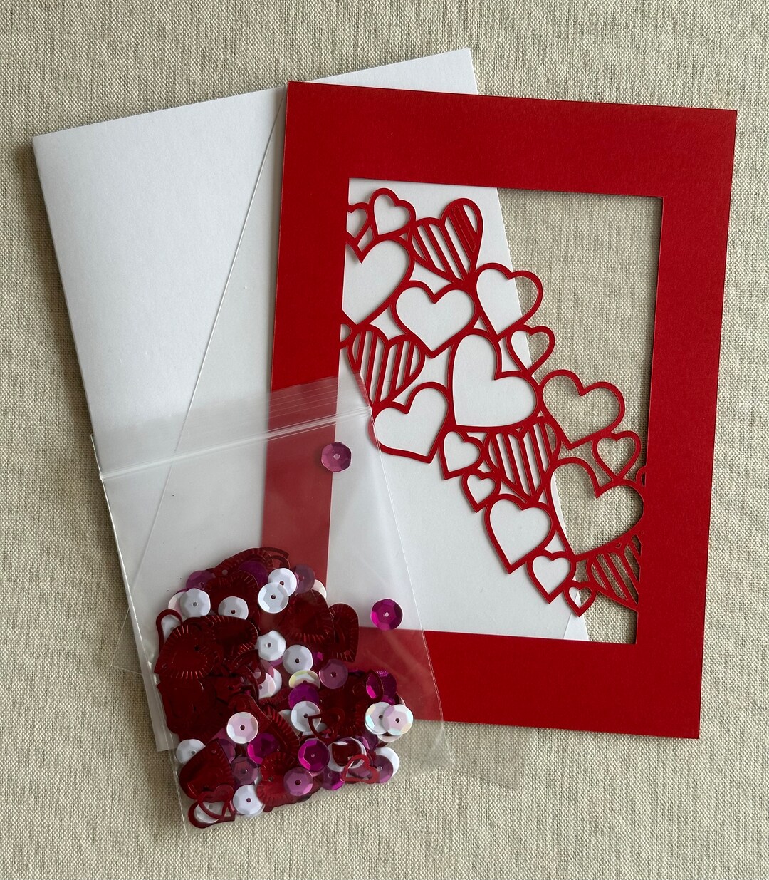 Shaker Cards Love Cards Handmade Card Kits Handmade All Occasion Cards ...