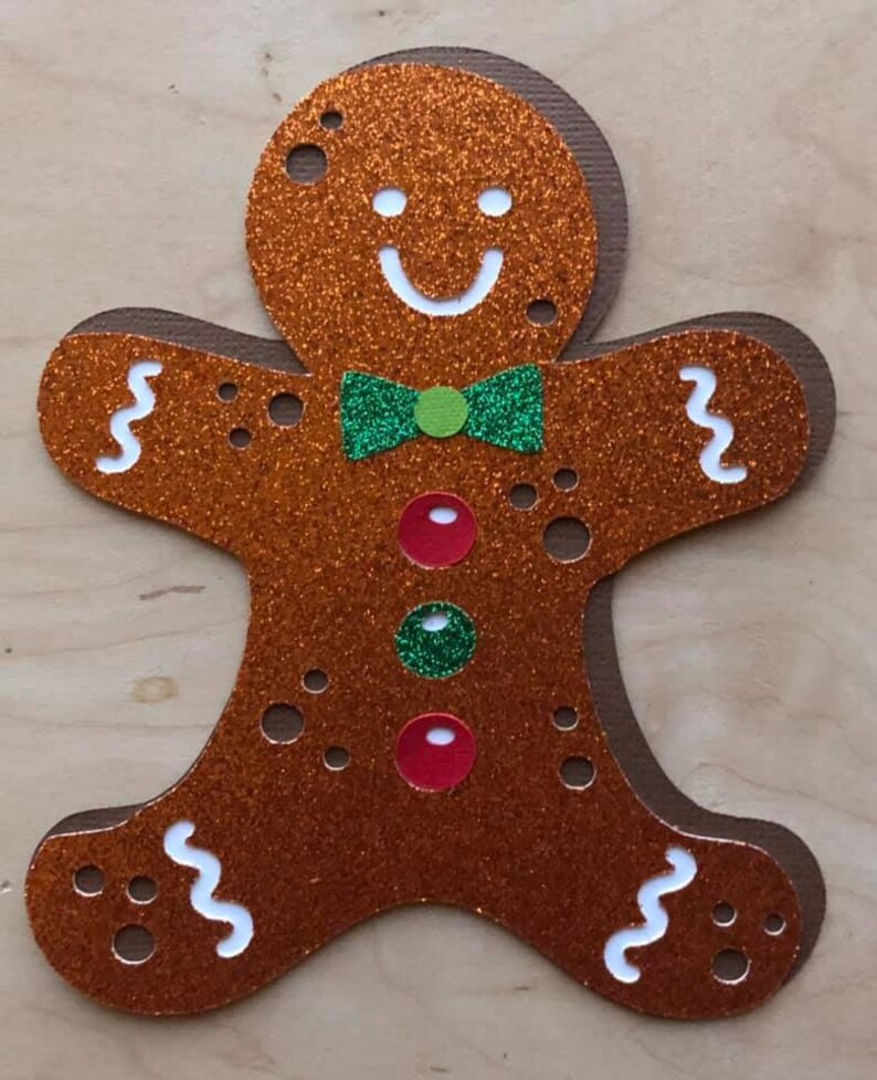 Gingerbread Man Die Cut Cookie Die Cut Holiday Baking Die - Etsy