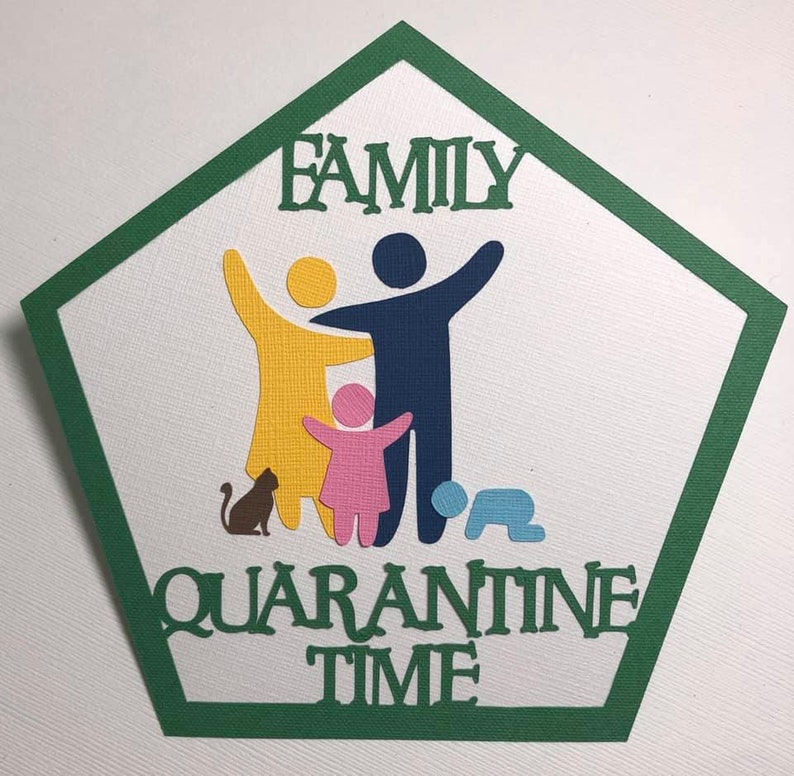 Family Quarantine Time Die Cut Scrapbooking Premade - Etsy