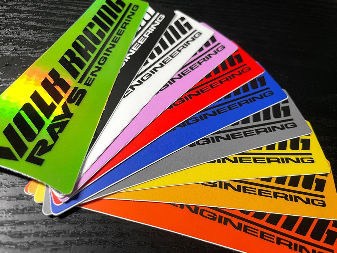 Volk Racing TE37SL 19 Wheel Spoke Stickers 4 PCS - Etsy