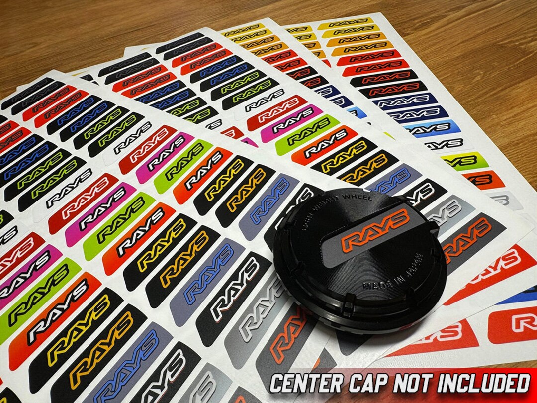 Rays Gram Lights 57DR / 57CR, 57DR-X Center Cap Stickers 4 PCS - Etsy UK
