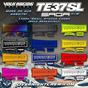 Volk Racing TE37 Saga SL Spoke Stickers 17-18" (4-12 PCS) - Etsy