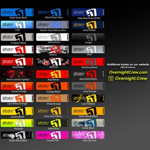 Rays Gram Lights 57DR / 57CR Spoke Stickers 4 PCS - Etsy