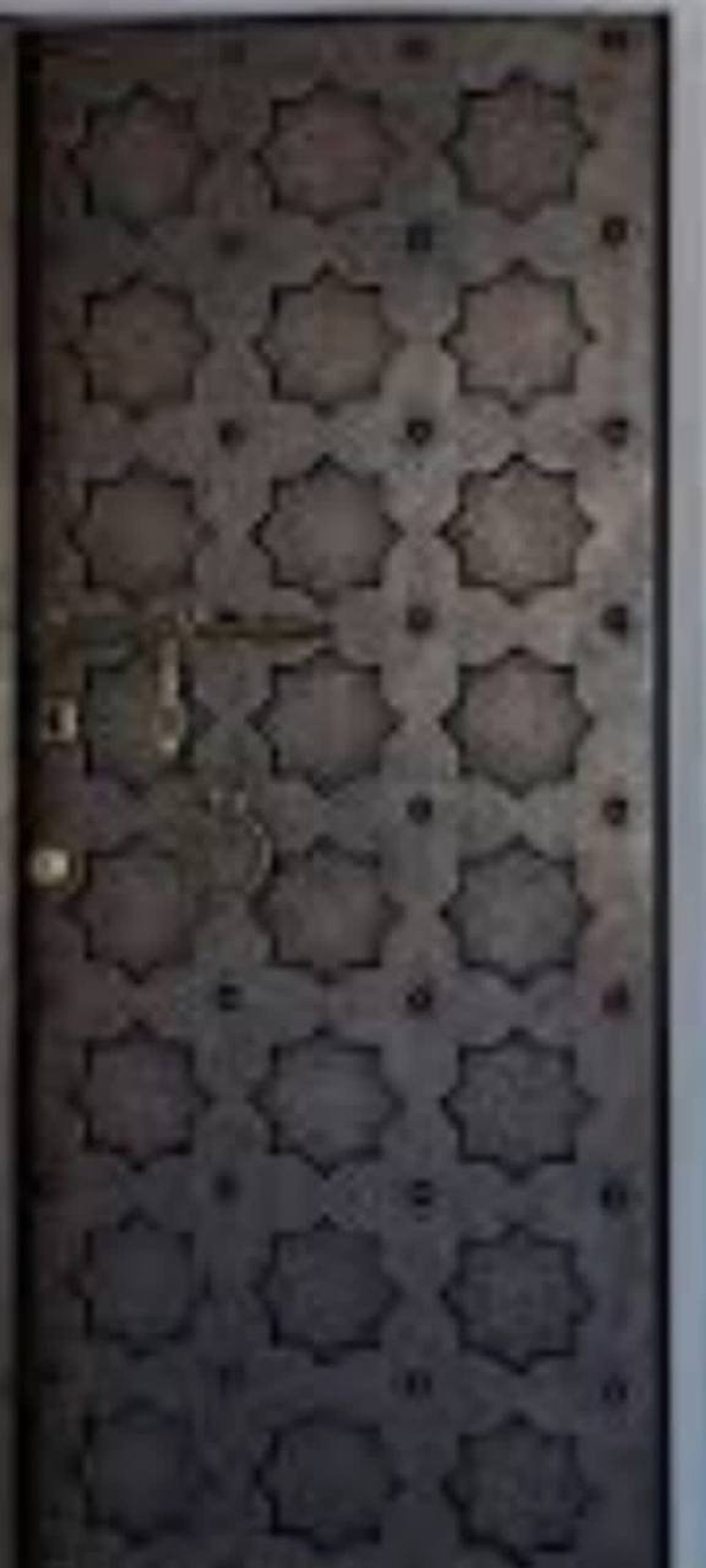 CUSTOM MOROCCAN DOOR, Handmade Carved Wooden Cedar or Oak Door, Unique ...