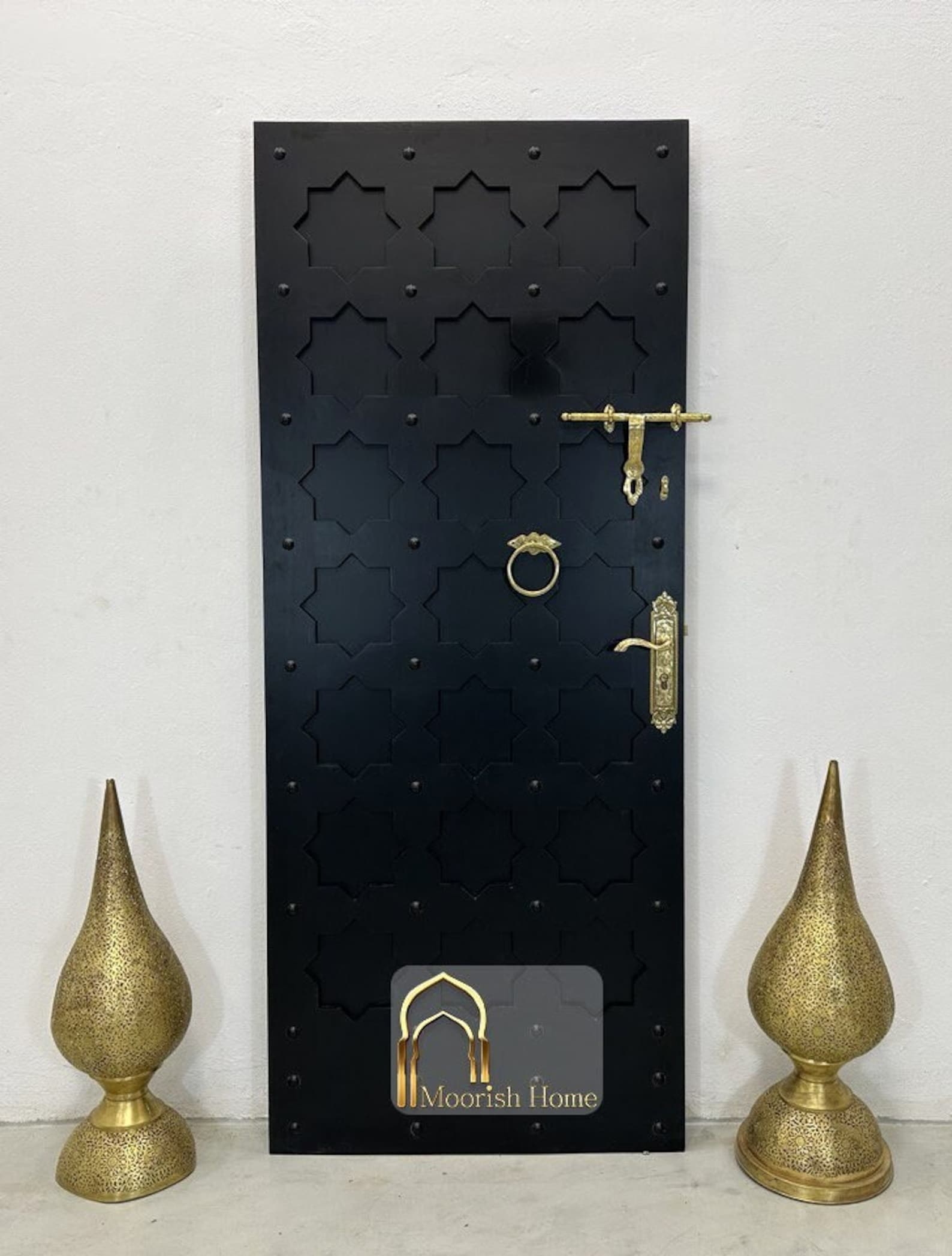 CUSTOM MOROCCAN DOOR, Handmade Carved Wooden Cedar or Oak Door, Unique ...