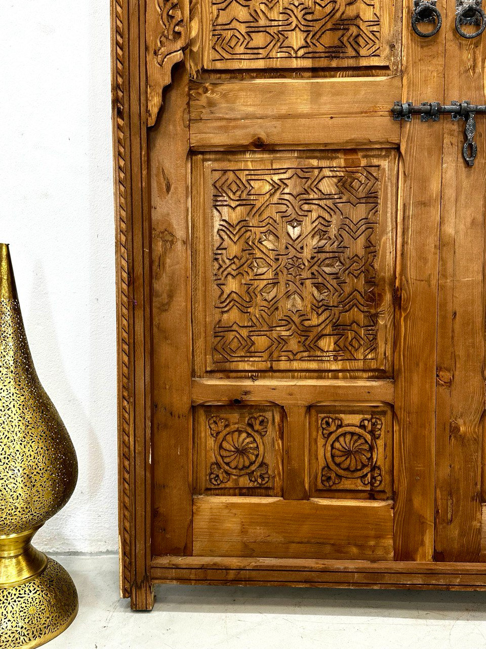 ORIGINAL MOROCCO DOUBLE Door, Engraved Door, Carved Wooden Door ...