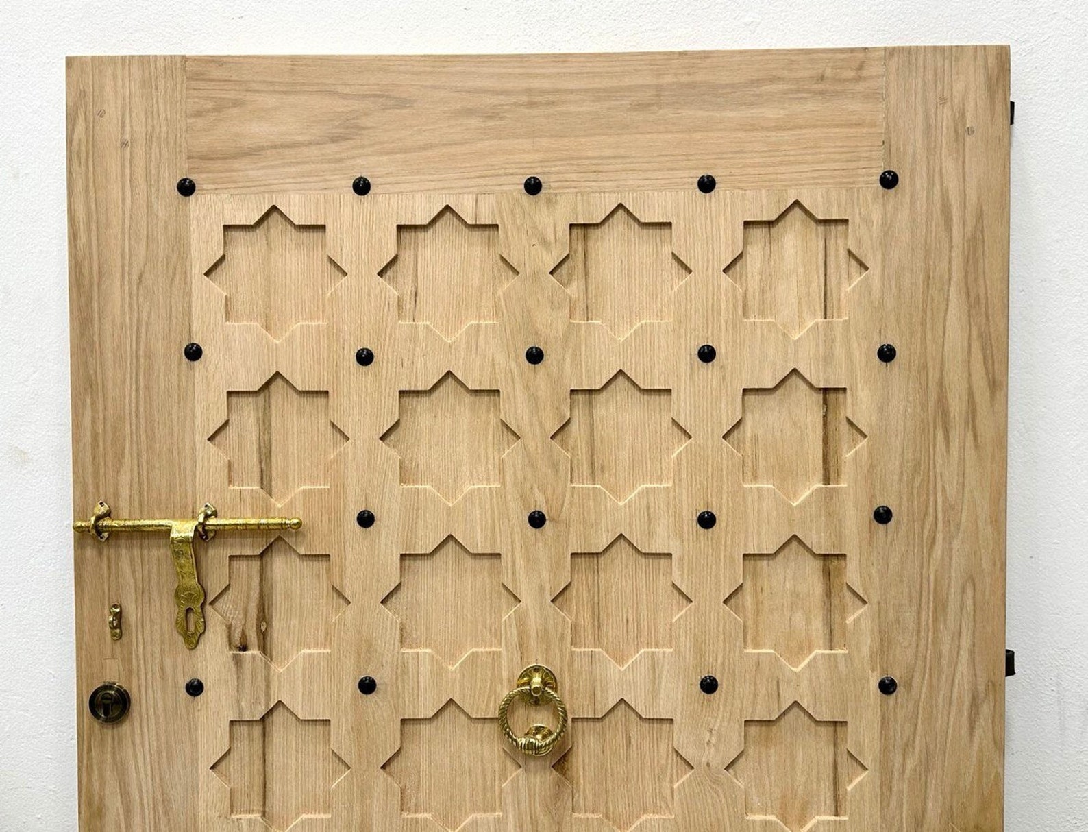 CUSTOM MOORISH DOOR, Handmade Carved Atlantic Cedar or Oak Wood, Luxury ...
