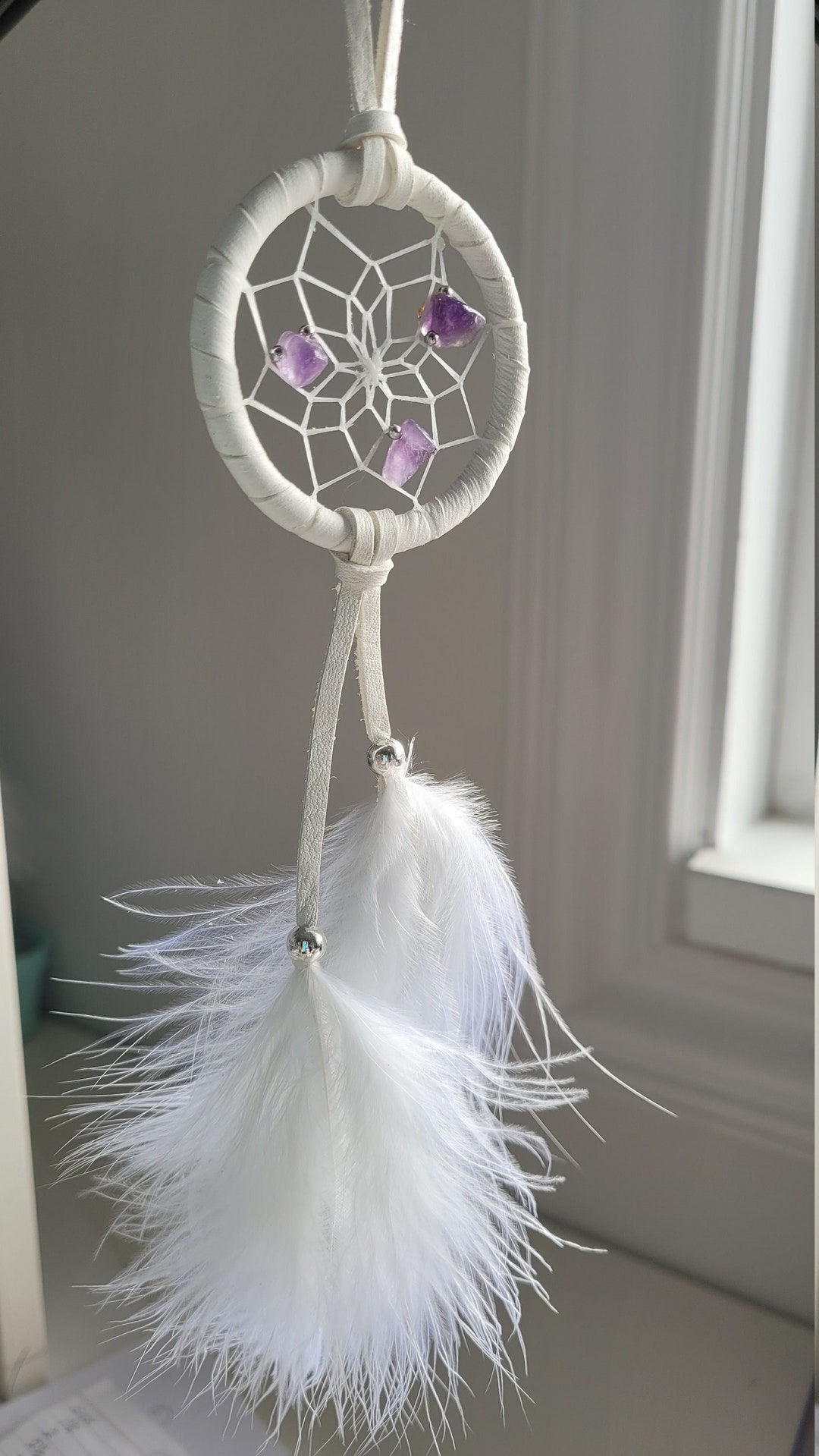 Amazing Amethyst Dream Catcher - Etsy