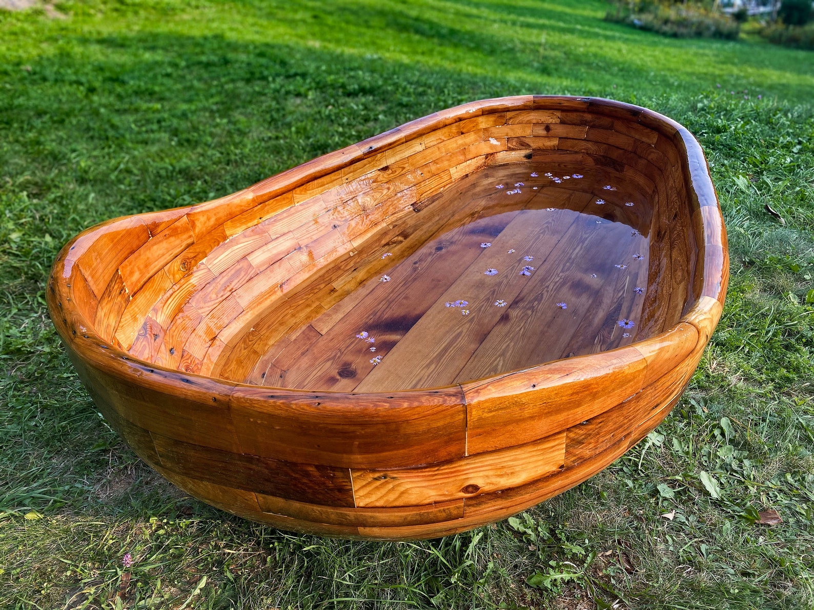 Wooden Bathtub (handmade Tub Wood, Cypress, Longleaf Pine, Reclaimed ...