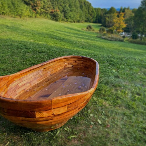 Wooden Bathtub handmade Tub Wood Cypress Longleaf Pine - Etsy