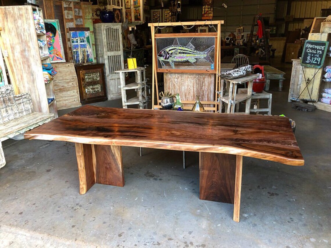 Live Edge Dining Table - Etsy