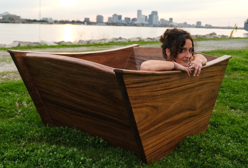 Wooden Bathtub - Etsy