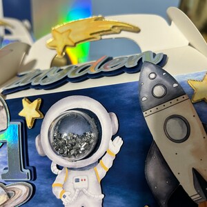 Space Theme Gable Party Favor Boxes - Etsy