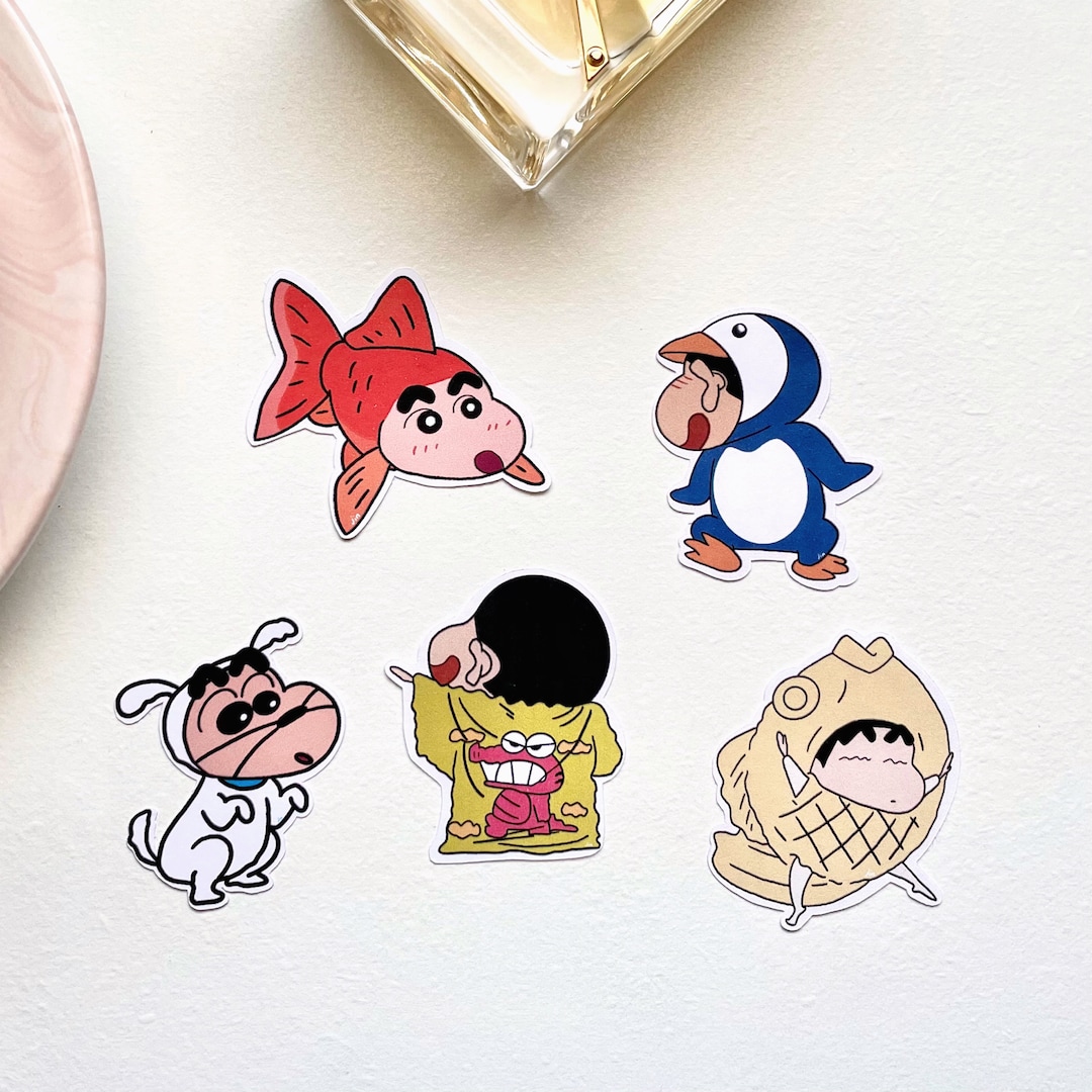 Crayon Shin-chan Costume Stickers - Etsy