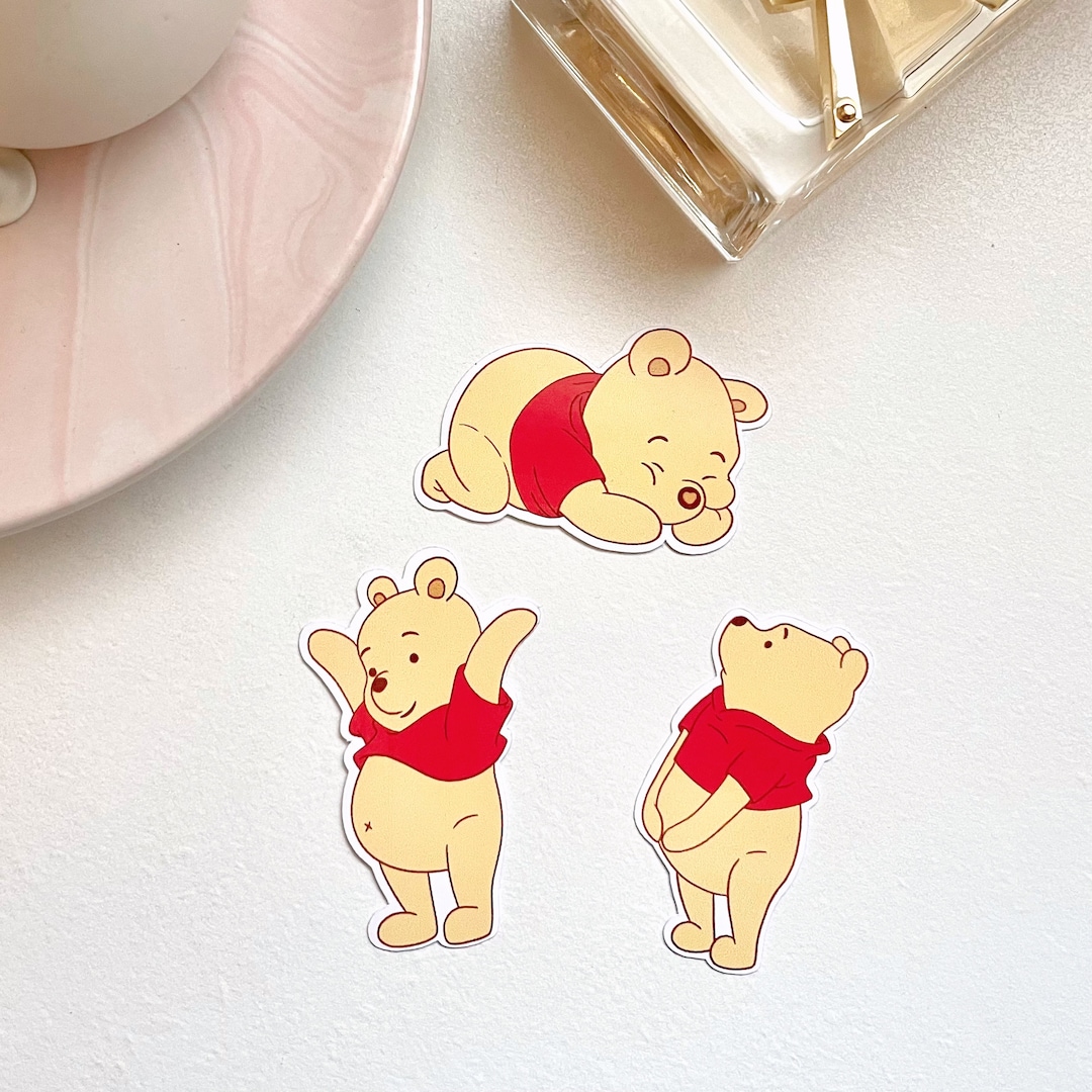 Winnie the Pooh Sticker Pack - Etsy