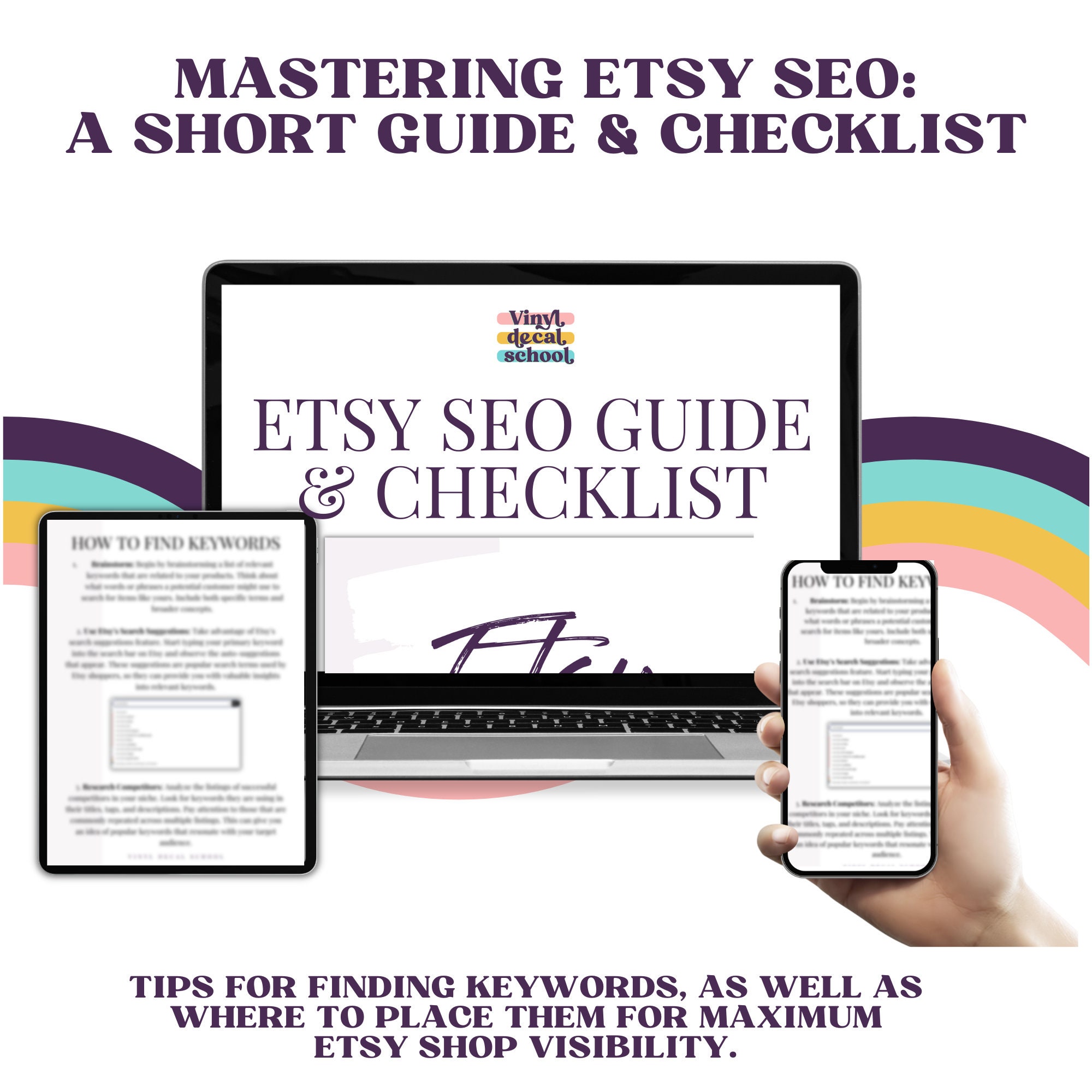 Etsy SEO Guide & Checklist: Shop Visibility Tips (PDF Download) - Etsy