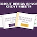 Cricut Design Space Cheat Sheets // Cricut Beginner Tips and Tricks - Etsy