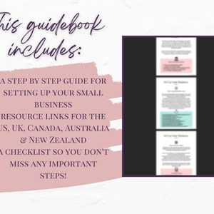 Small Business Checklist // How to Set up Your Small Business so It's ...