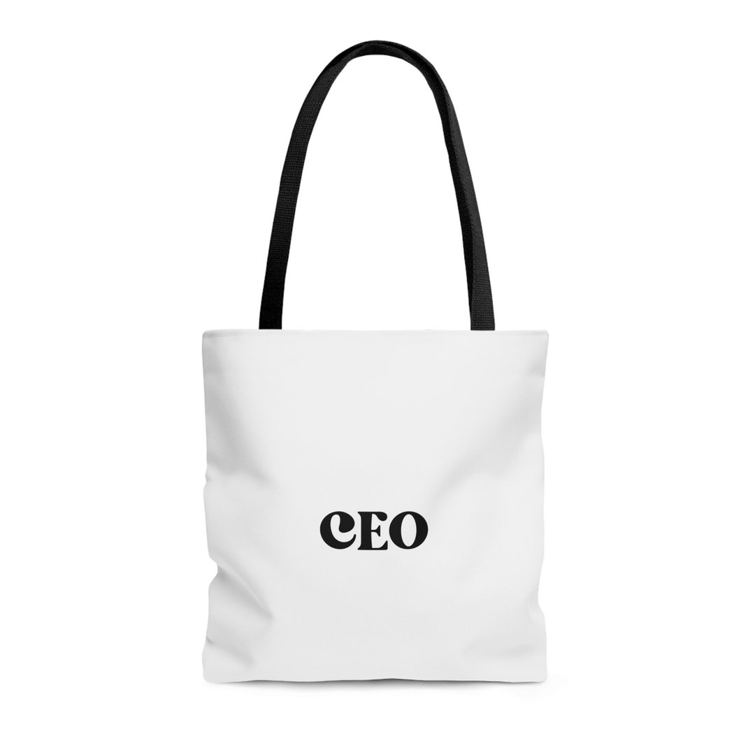 CEO Tote Bag-black Lettering - Etsy