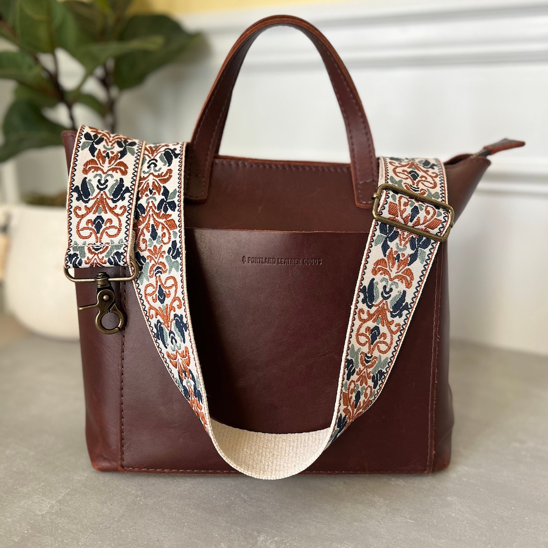 Retro Jacquard Purse Strap, 2" Wide Adjustable Crossbody Bag Strap ...