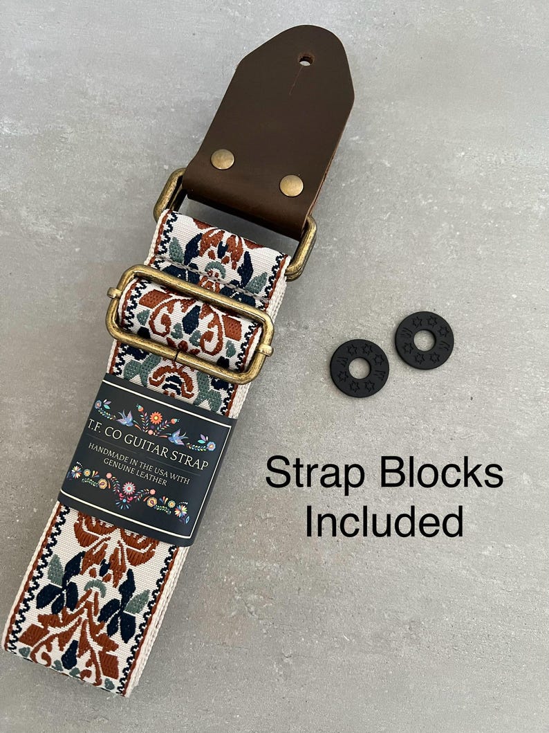 Handmade Retro Style Guitar Straps, Made With Genuine Leather ...