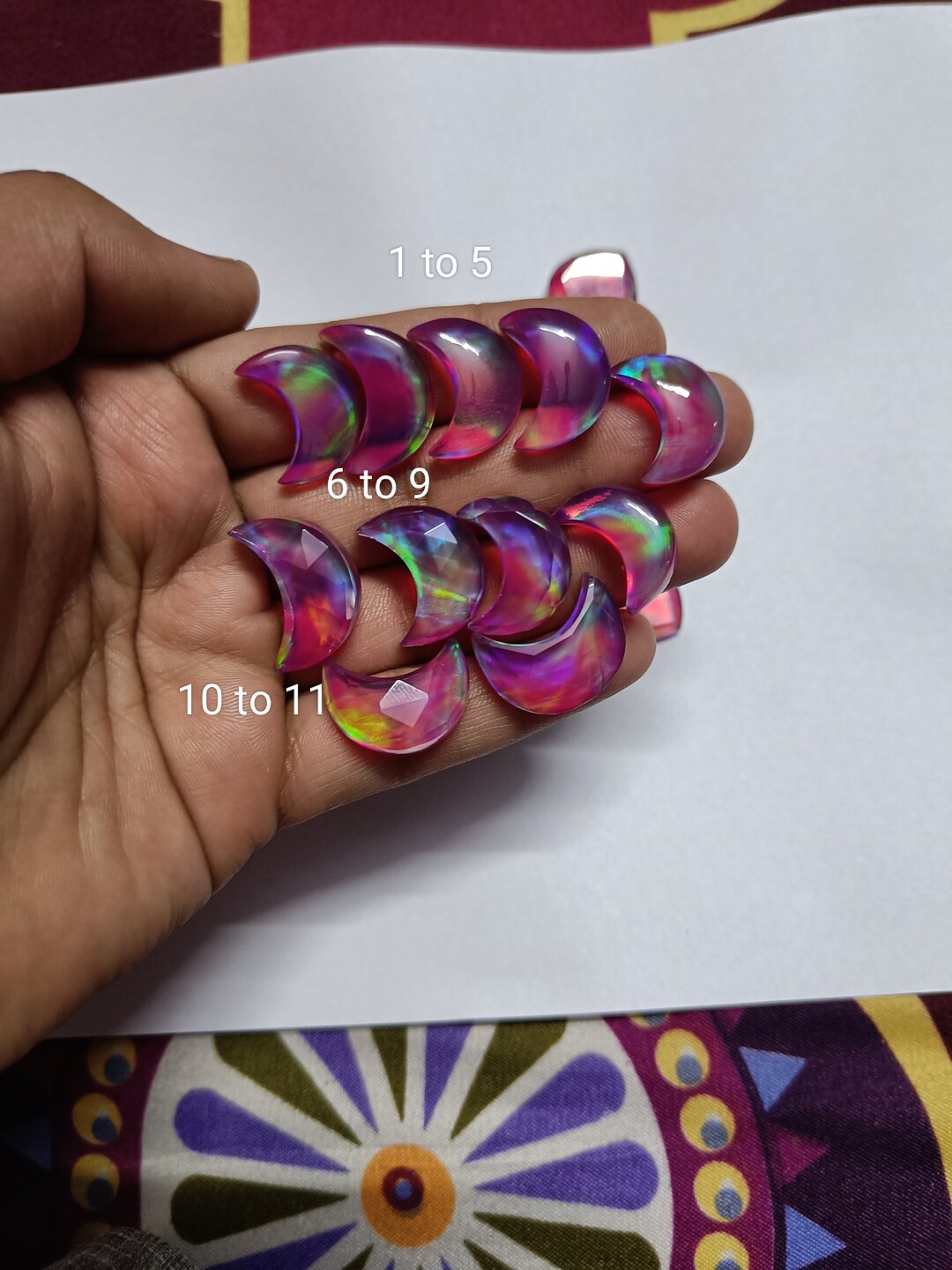 AAA Pink !! Purple Moon Aurora Opal With Crystal Moon Doublets Amazing ...