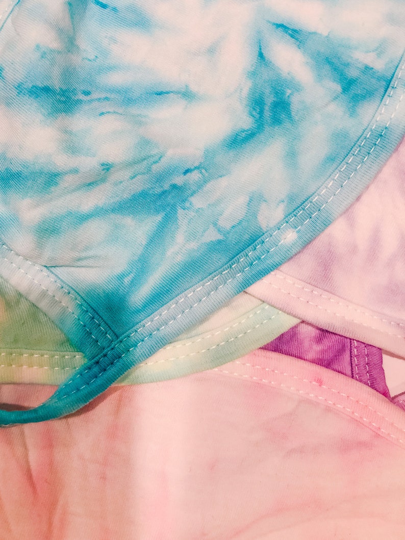 Pastel Tie Dye Masks - Etsy