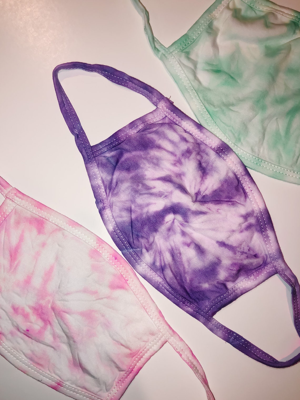 Pastel Tie Dye Masks - Etsy