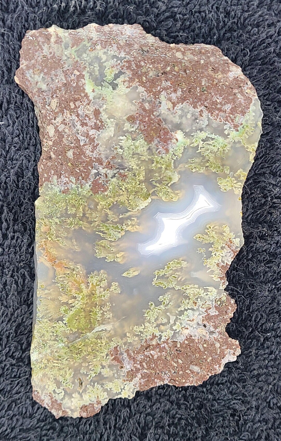 JAVA Scenic Moss Agate Indonesia, Lapidary Slabs, Rock Slab - Etsy